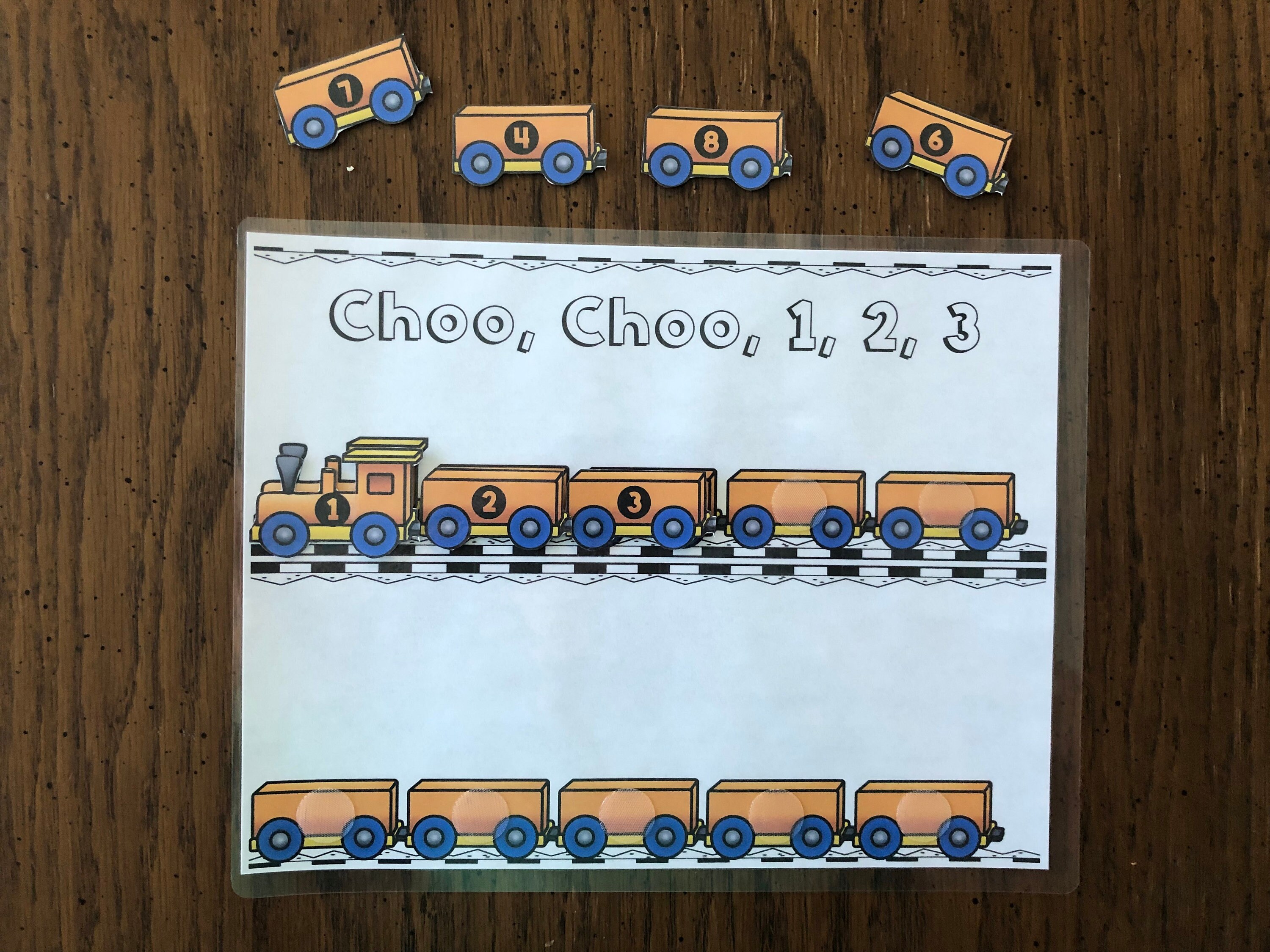 Counting Learning Mat Bundle / Preschool Counting Activities ...