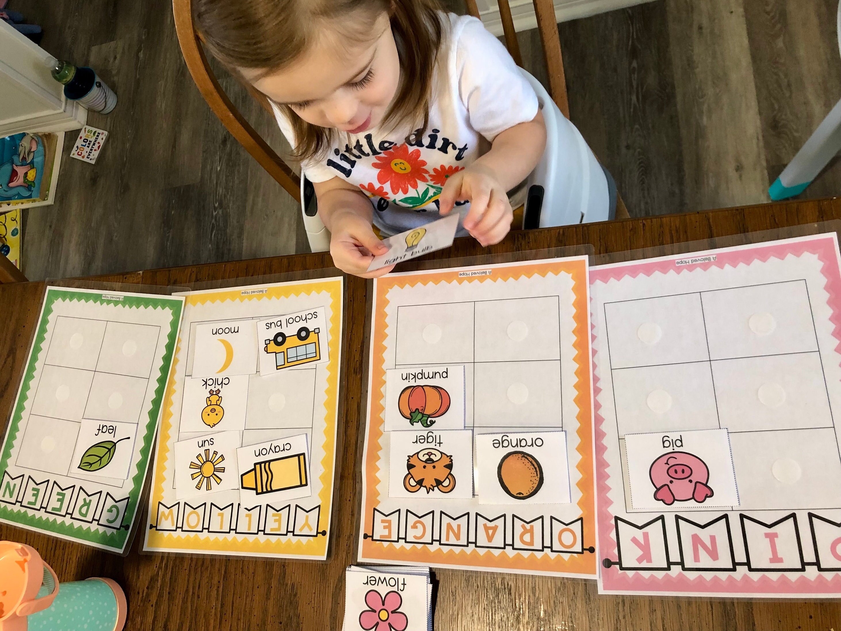 Color Sort Learning Mat Bundle / Sort by Color Activity / Color Sorting ...