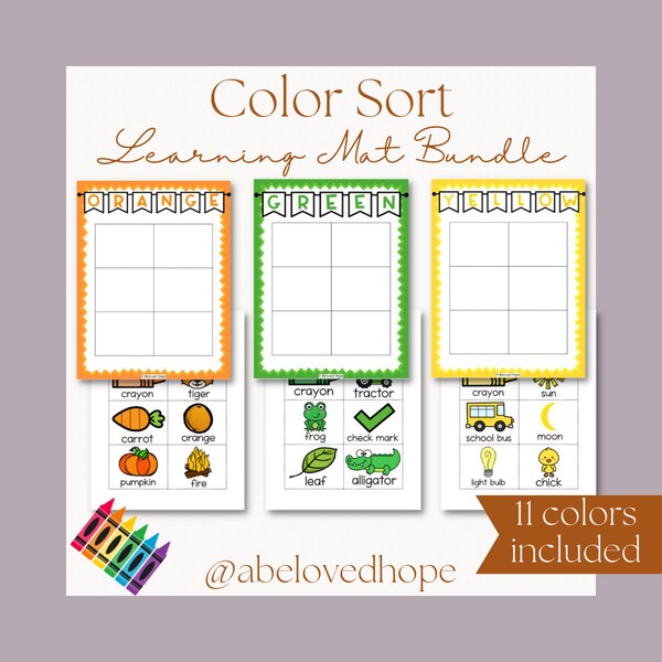 Color Sorting - Etsy