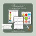 Shapes Learning Mat Bundle / Preschool Shapes Activities / Shapes ...