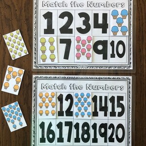 Number Learning Math Bundle / Counting Activities / Number Recognition ...