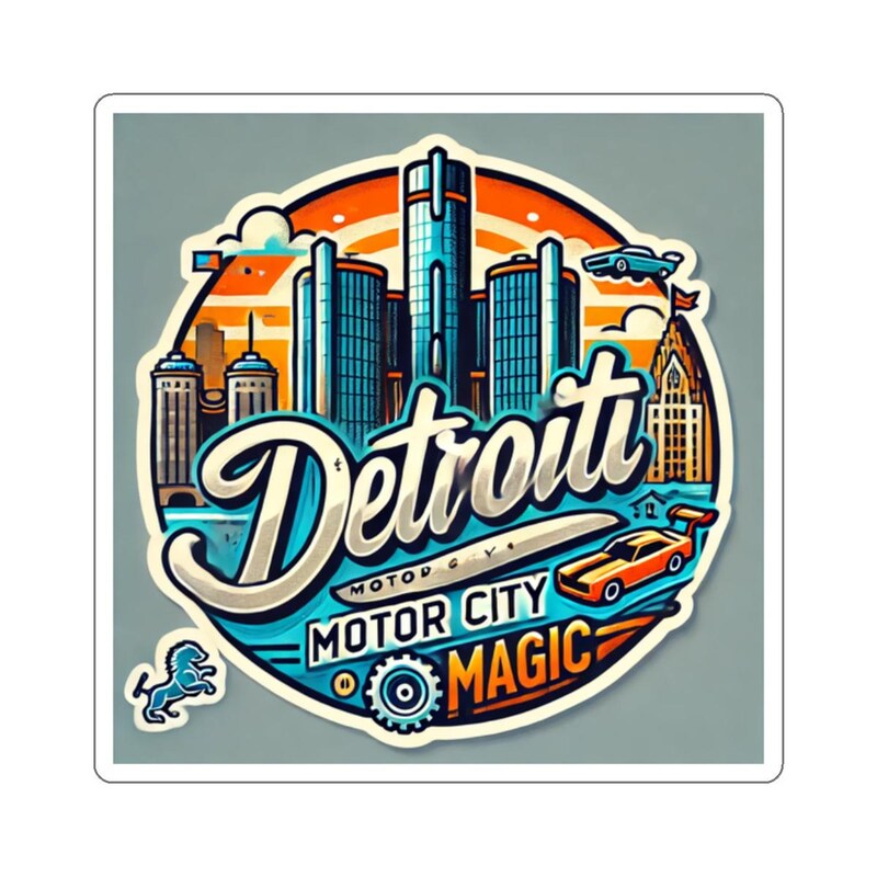 Detroit Stickers - Etsy