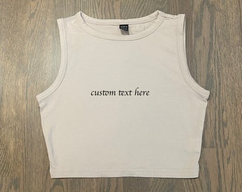 Custom Design Tank Top, Message Me If Design is Complex so I Can ...