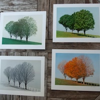 Four Seasons Poster Set, Set of 4 Seasons, Autumn, Winter, Spring ...