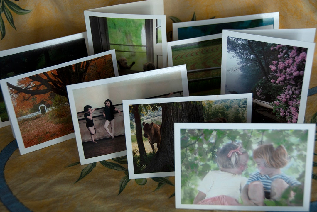 Note Cards | 10 Mixed Vintage Photo Cards With Envelopes - Etsy