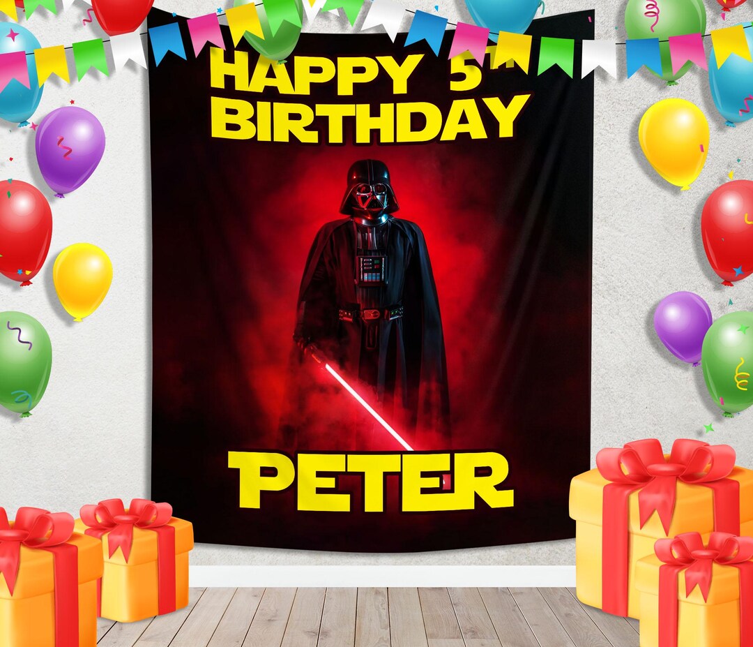 Star Wars Birthday, Star Wars Birthday Banner, Custom Star Wars ...