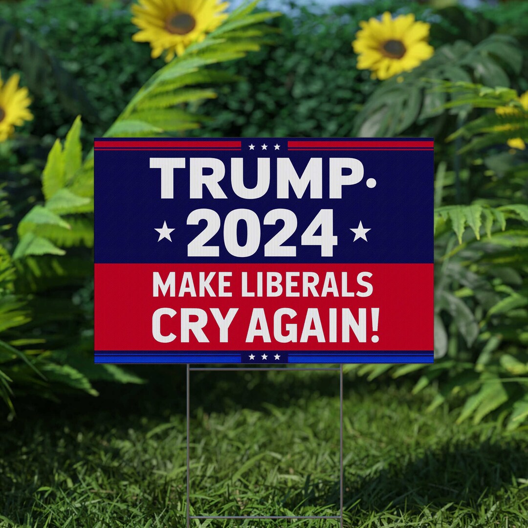 Donald Trump 2024 Save America Yard Sign, Trump '24 Save America Sign ...