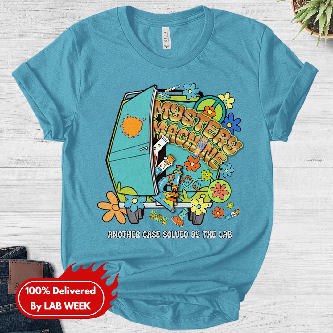 Lab Week 2025 Classic Retro Shirt | Mystery Machine of Diagnostics ...