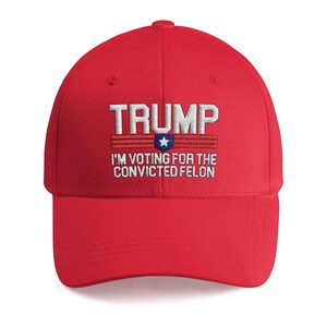 I’m Voting FELON Trump Hat, Trendy Hat, Hat Trend, Funny Hats for Men ...