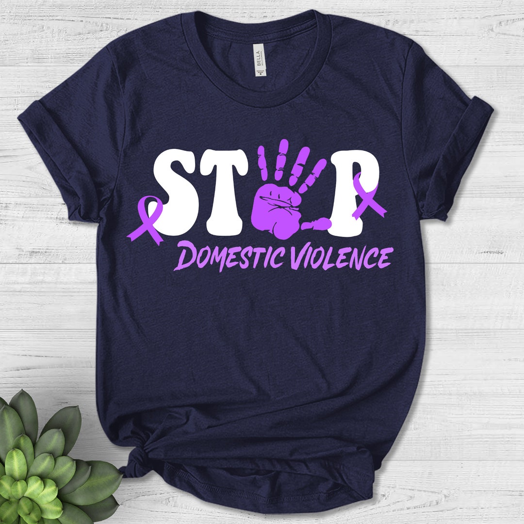 Domestic Violence Awareness Shirt, in October We Wear Purple Shirt ...