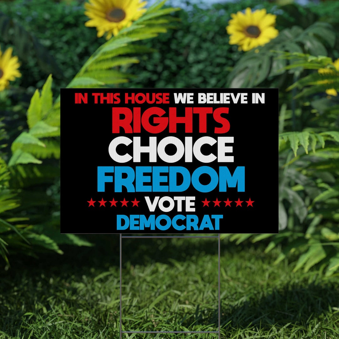 We Believe Black Lives Matter Love is Love BLM Yard Sign Double Sided ...