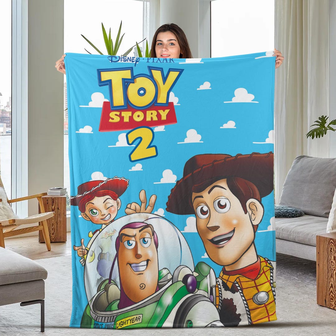 Personalized Toy Story Blanket, Toy Story Characters Blanket, Baby ...