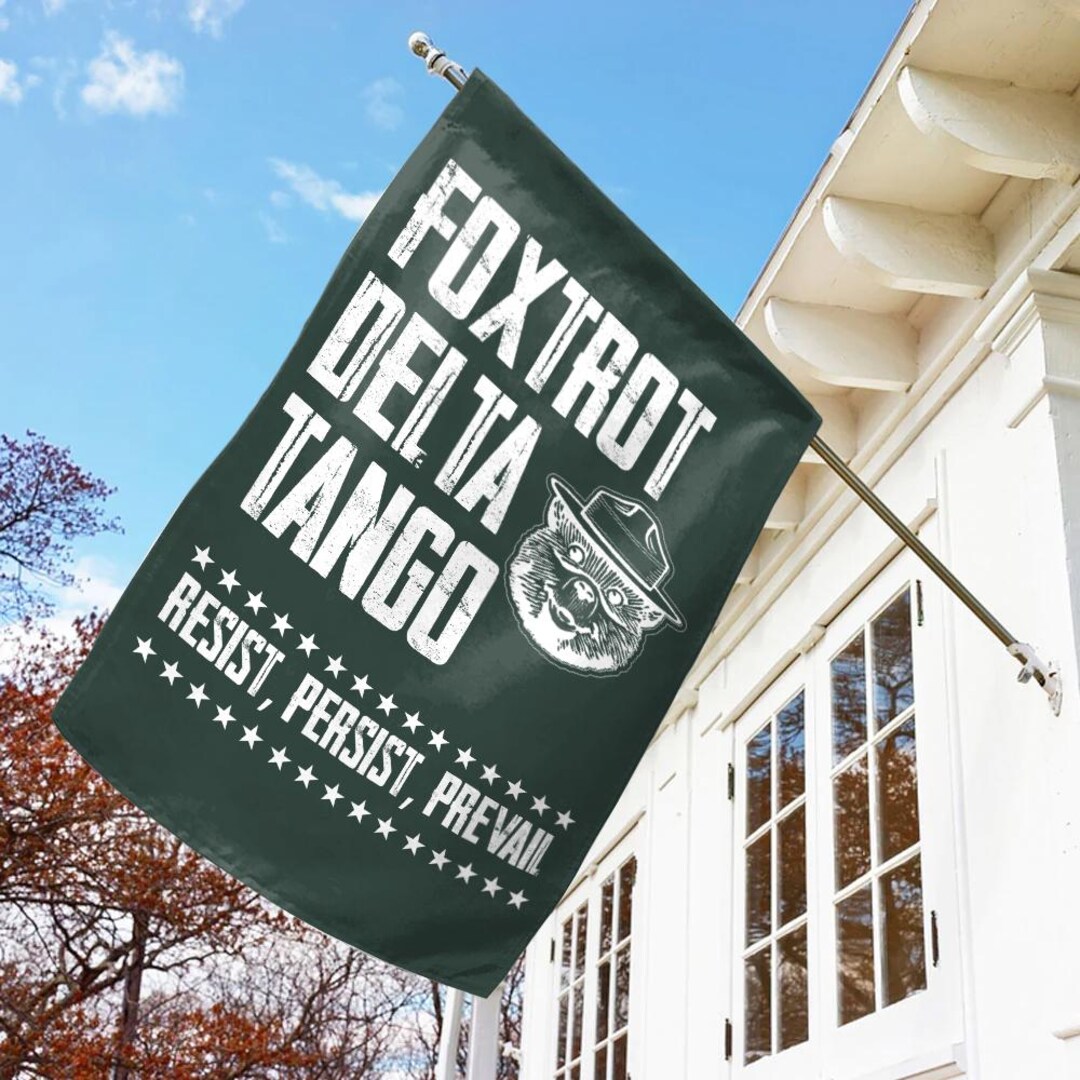 Foxtrot Delta Tango Flag, Anti-trump Garden Flag, Anti-autocracy Flag ...