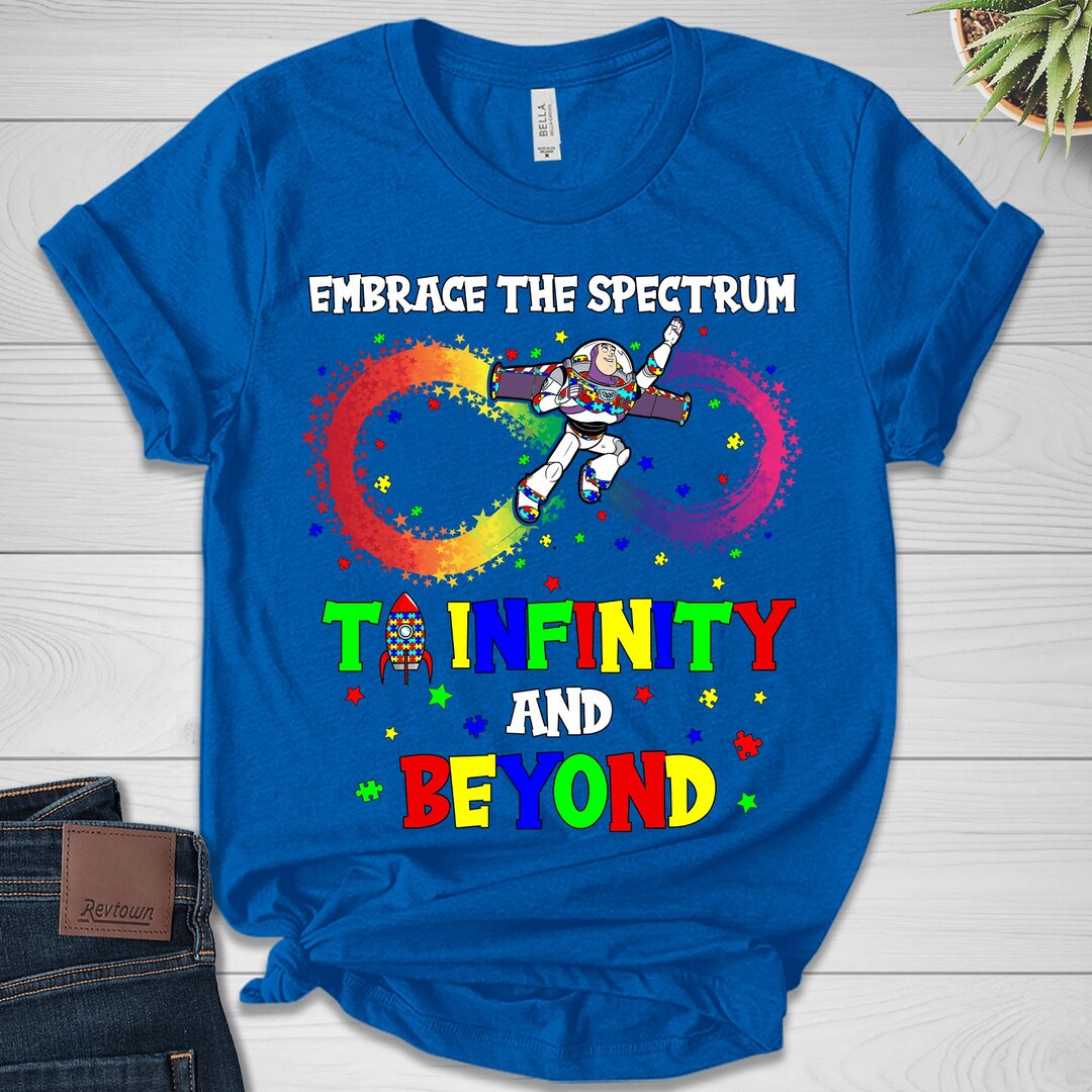 Buzz Lightyear Autism T-shirt,disney Toy Story Autism Awareness Shirt ...