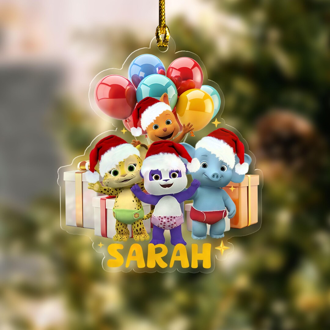 Personalized Word Party Ornament, Word Party Christmas Ornament, 2024 ...