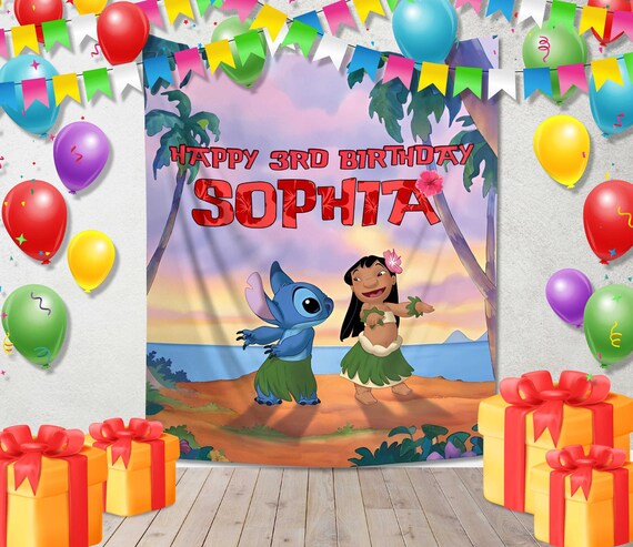 Lilo Stich Disney Theme Birthday Lilo & Stitch Themed Happy Birthday