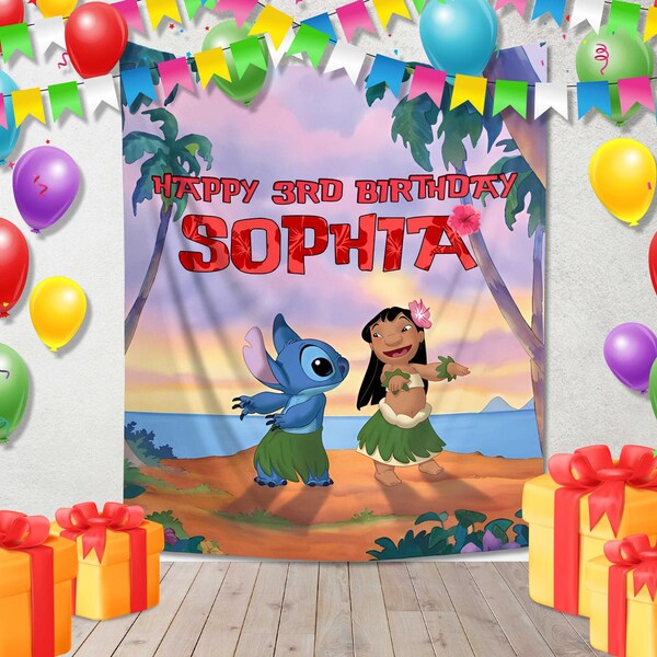Lilo and Stitch Birthday Party Decor - Etsy