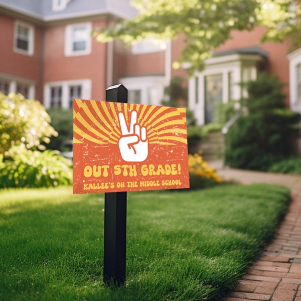5th Grade Graduation Yard Sign - Etsy