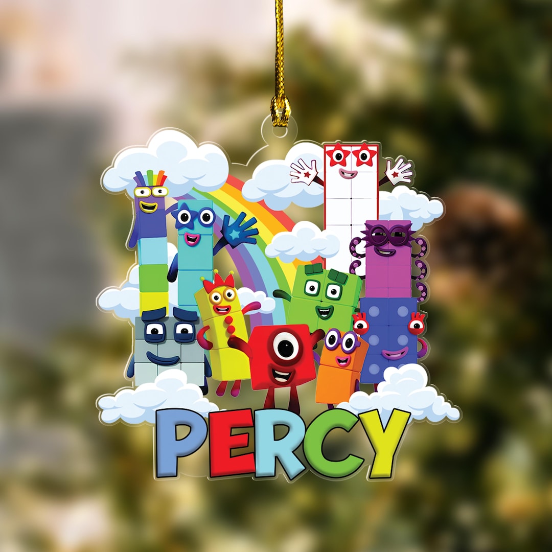 Personalized Numberblocks Christmas Ornament,number Blocks Characters ...