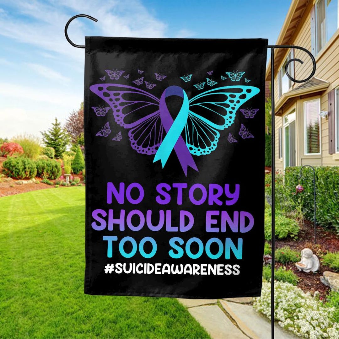 Suicide Prevention Awareness Flag, Mental Health Flag, Therapist Flag ...