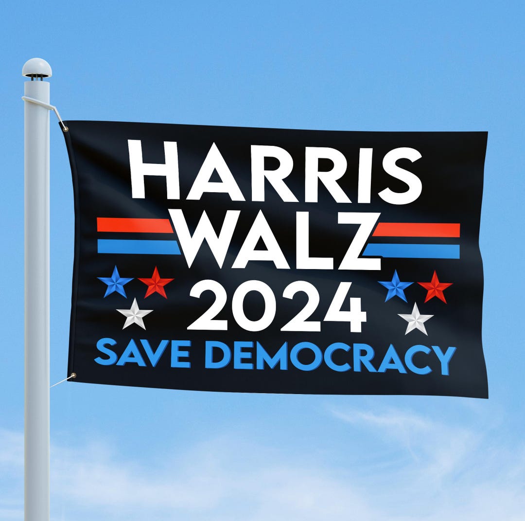 Kamala Harris Walz VP, Tim Walz VP, Harris 2024 House Flag, Kamala Flag ...