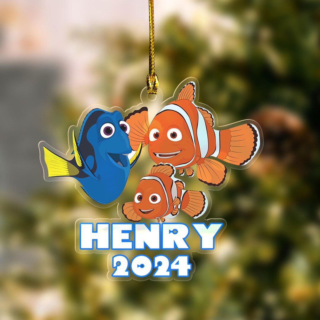 Finding Nemo Dory Christmas Ornament, Disney Nemo Ornament, Finding ...
