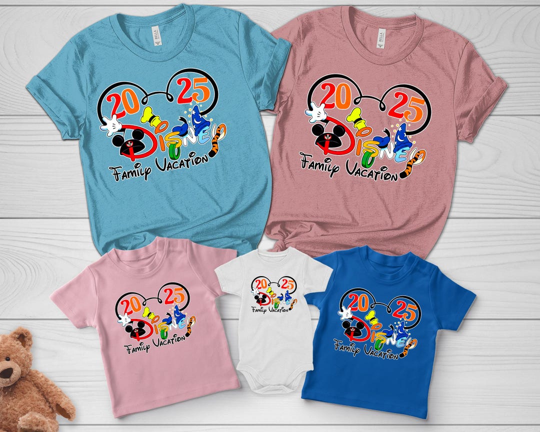Custom Disney Family Shirts 2025, Disney Vacation Group Shirt, Disneyworld Shirt, Disney Family ...