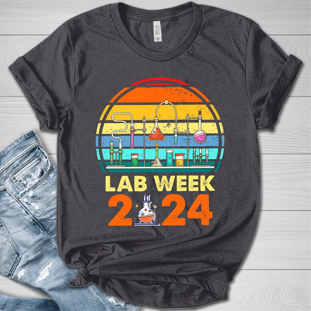Retro Lab Week 2024 Shirt, Lab Tech Shirt, Laboratory Technician Shirt ...