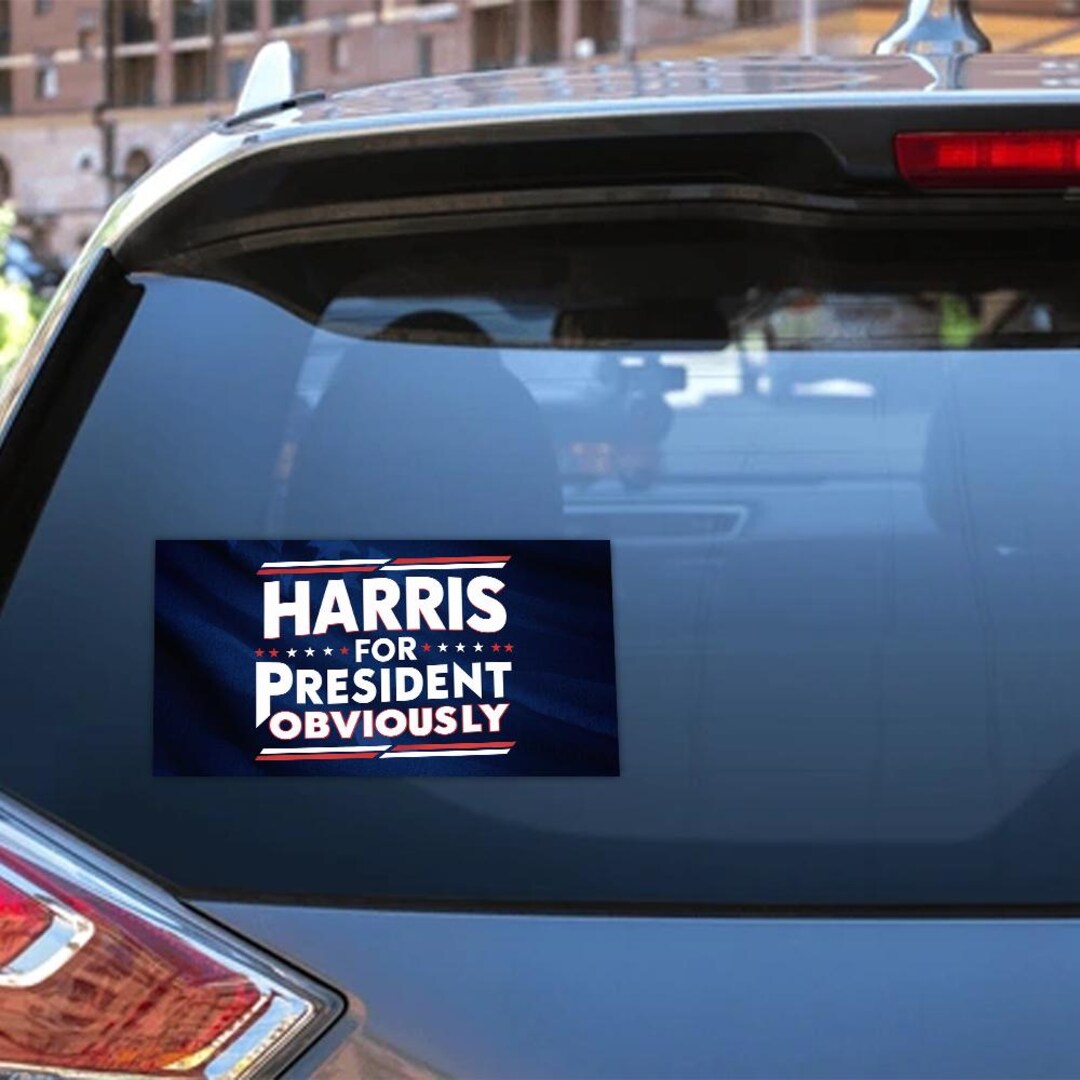 Harris for President Car Bumper Sticker, Kamala Harris 2024 Magnetic ...