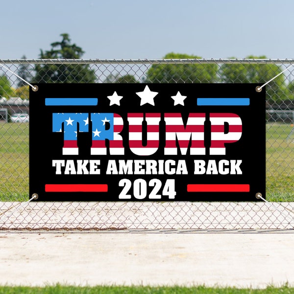 Trump 2024 Banner Svg - Etsy