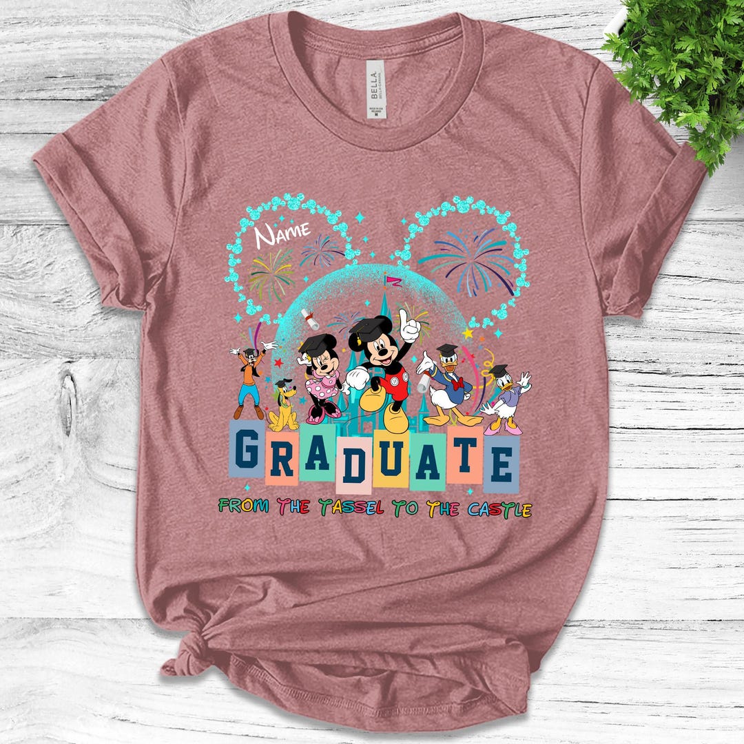 Disney Graduation Shirt, Disney Class of 2025 Shirt, Disney Graduate ...