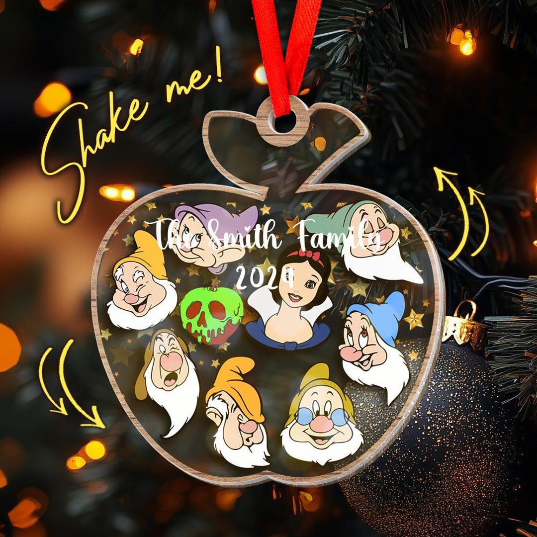 Personalized Seven Dwarfs Christmas Ornament, It's Okay to Feel All the ...