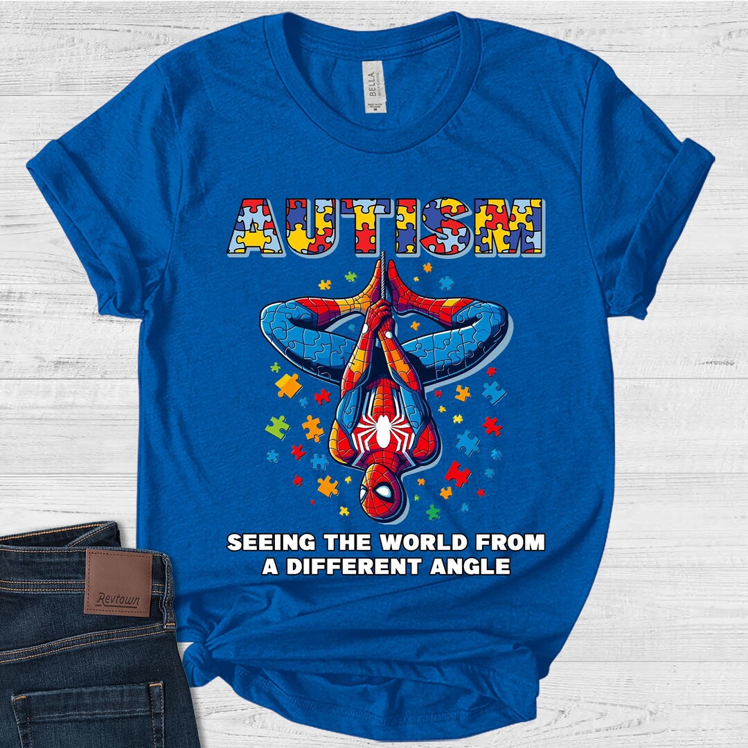 Spiderman Autism Toddler Shirt,super Autism Tee,autism Awareness,super ...