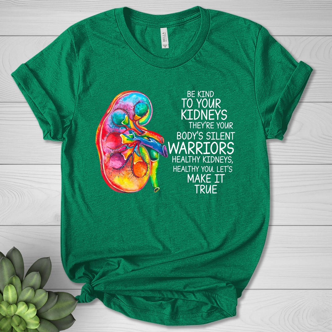 Kidney Anatomy Shirt, Kidney Shirt, Kidney Transplant Team, Urologist ...