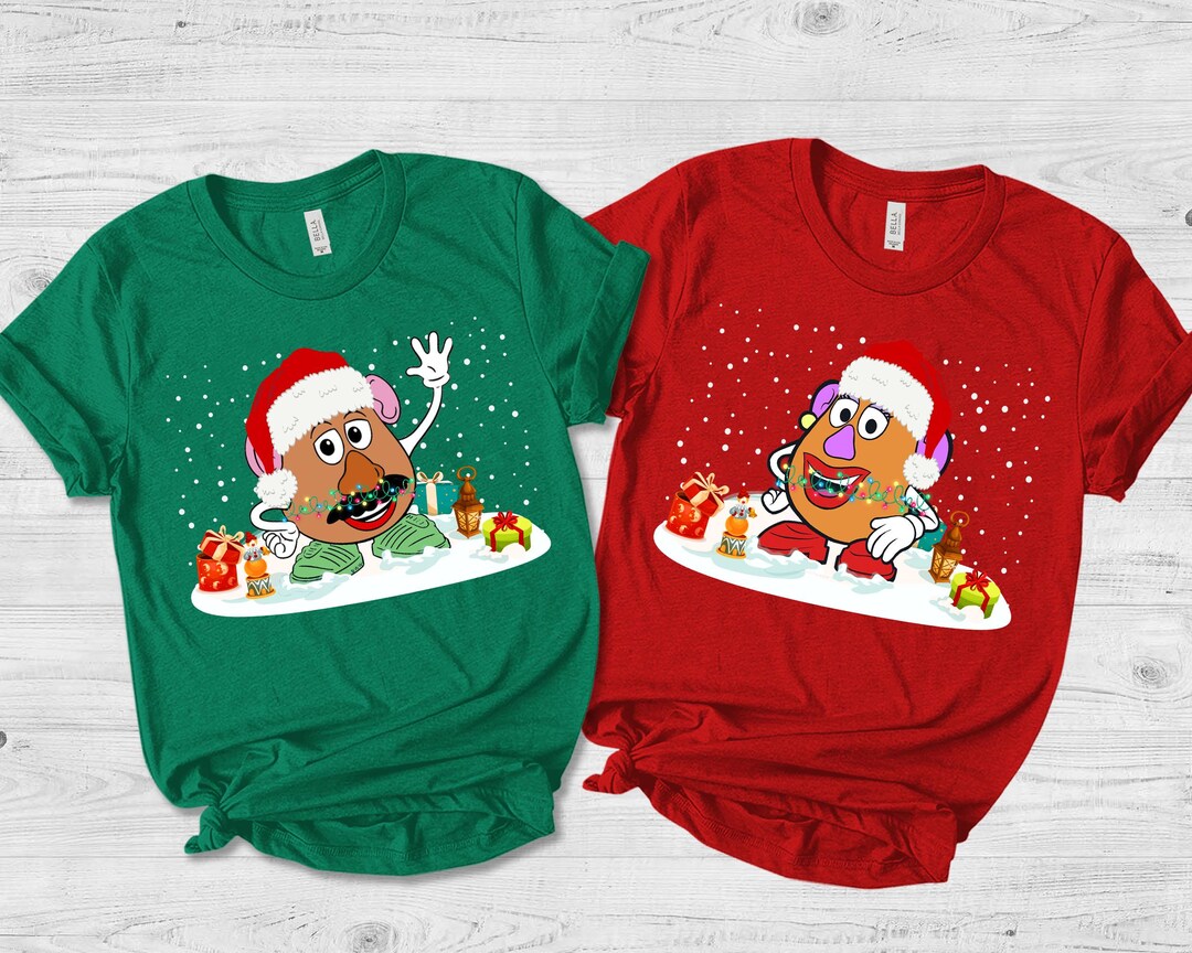 Mr and Mrs Potato Head Christmas Disney Couples T-shirt, Funny Toy ...