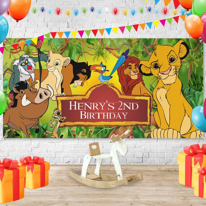 Lion King Backdrop - Etsy