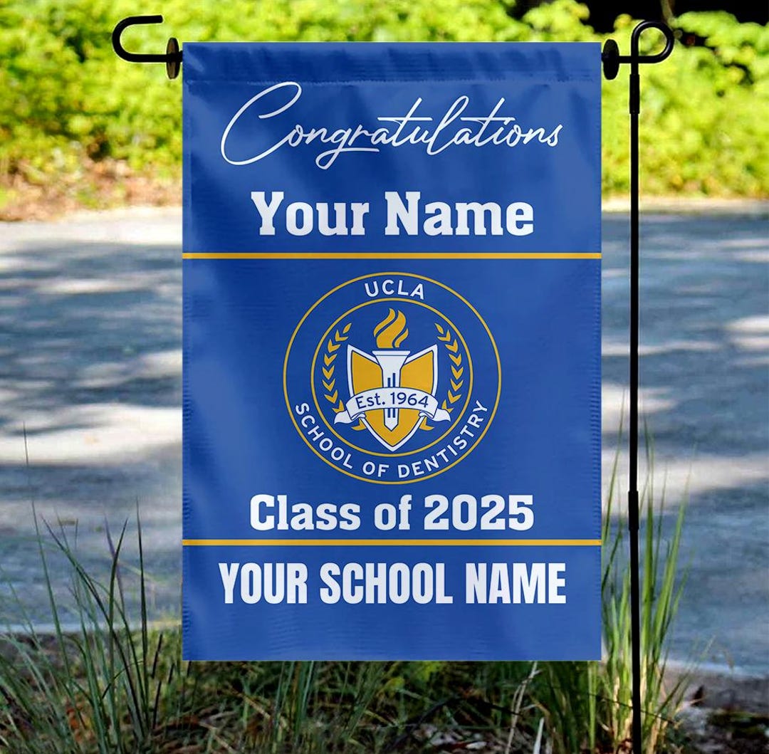 Custom Graduation Flag, Graduate Yard Sign, College Grad Flag,college ...