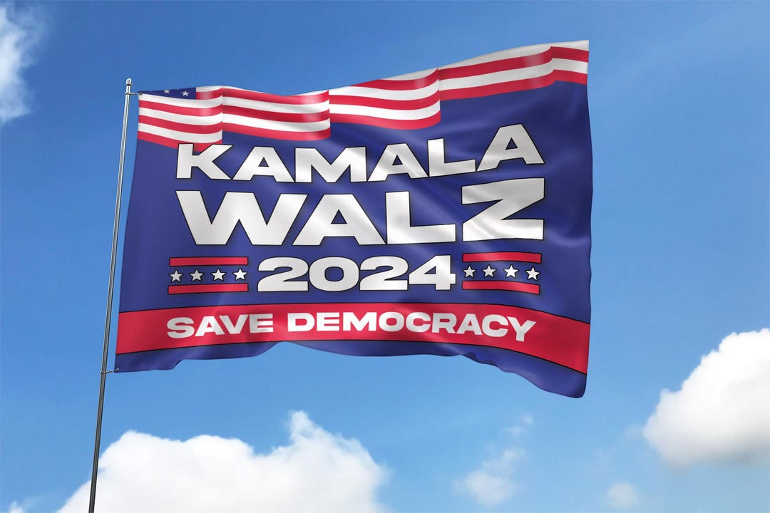 Buy Kamala Harris Walz VP Flag, Tim Walz VP Pick, Harris 2024 House ...