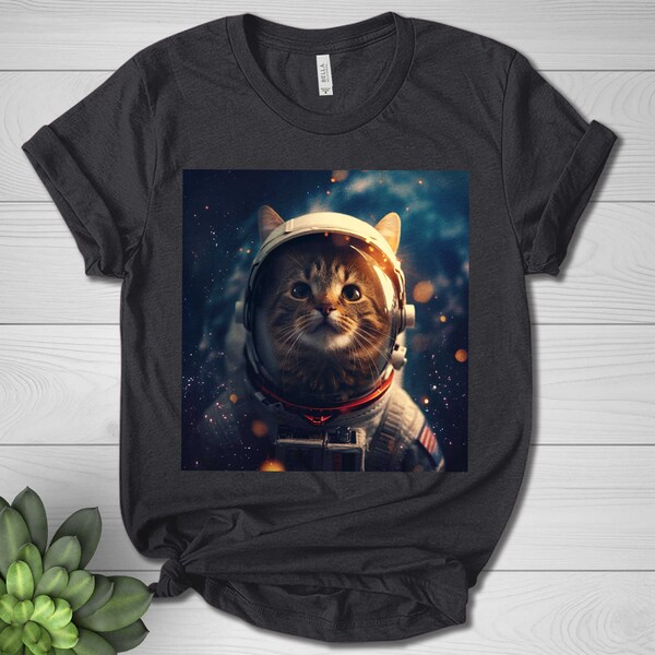 Space Cat Shirt - Etsy