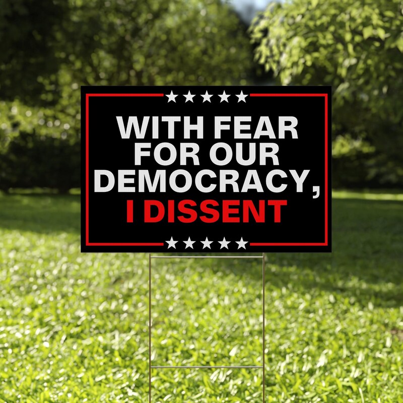 Pro Democracy Yard Signs - Etsy