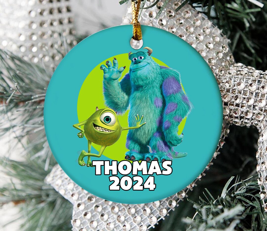 Personalized Sully Christmas Ornament, Monster Inc Xmas Ornament ...