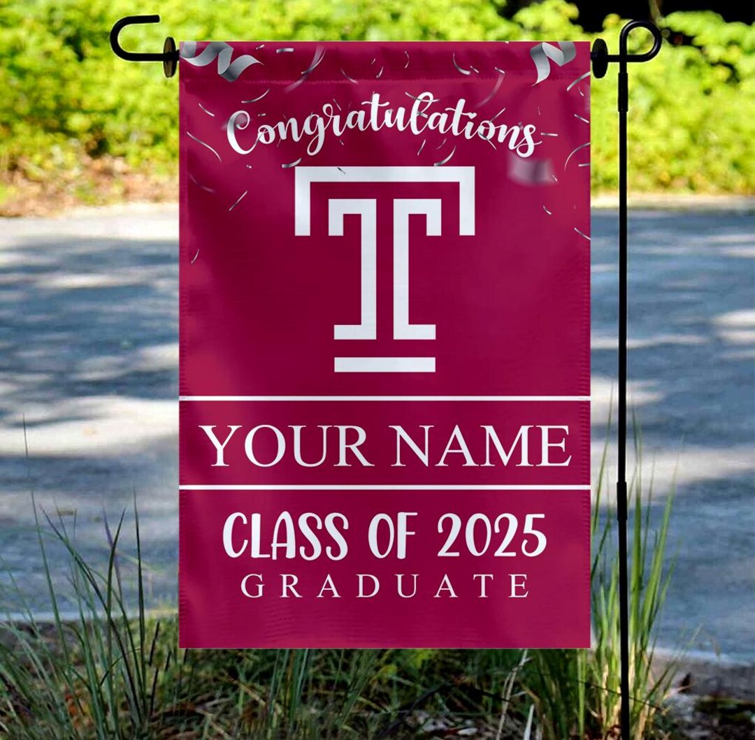 Custom Graduation Flag, Graduate Yard Sign, College Grad Flag,college ...