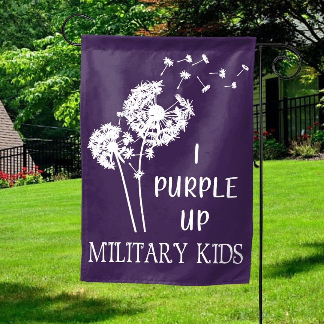 Celebrate Military Kids April Garden Flag, Military Kids Bloom Where ...