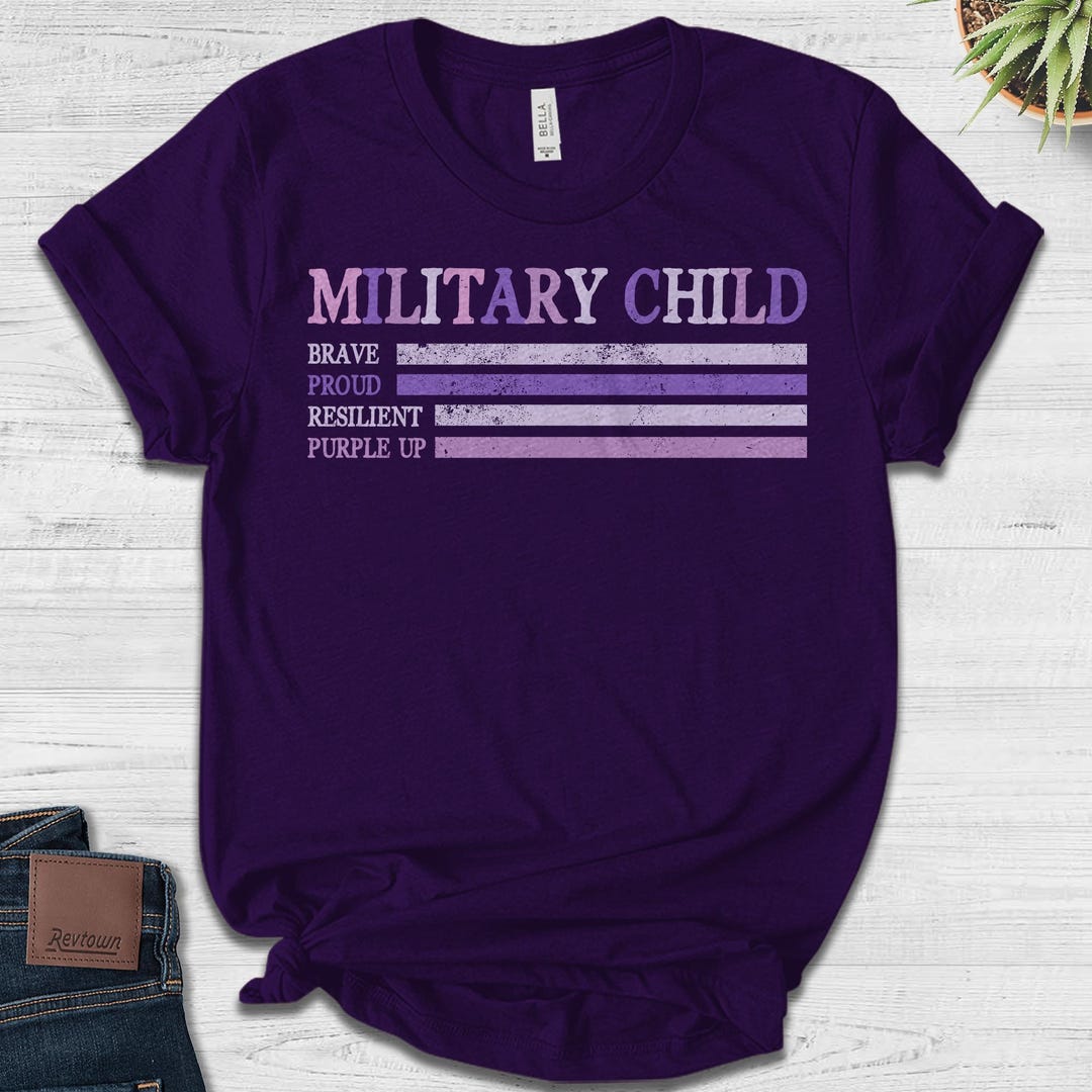 Purple up for the Military Child T-shirt,month of Military Child Shirt ...