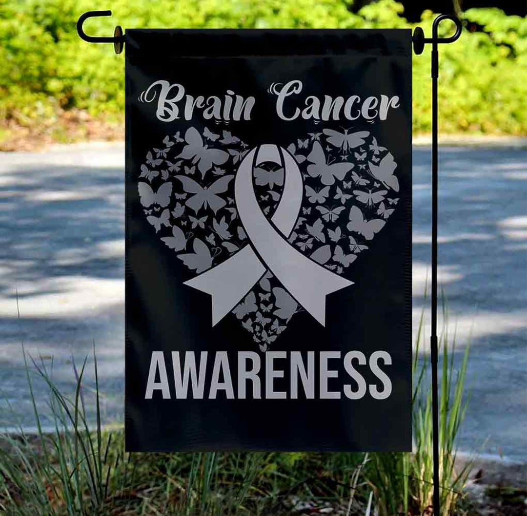 Brain Cancer Awareness Flag, Brain Surgery Flag, Cancer Awareness Flag ...