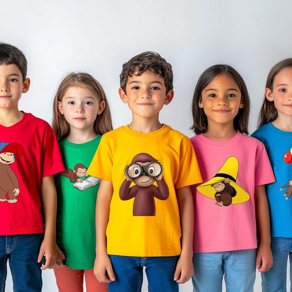 Curious George Shirt - Etsy