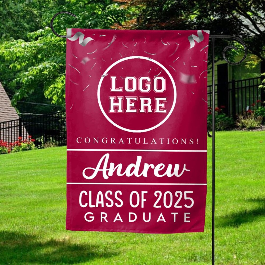 Custom Graduation Flag, Graduate Yard Sign, College Grad Flag,college ...