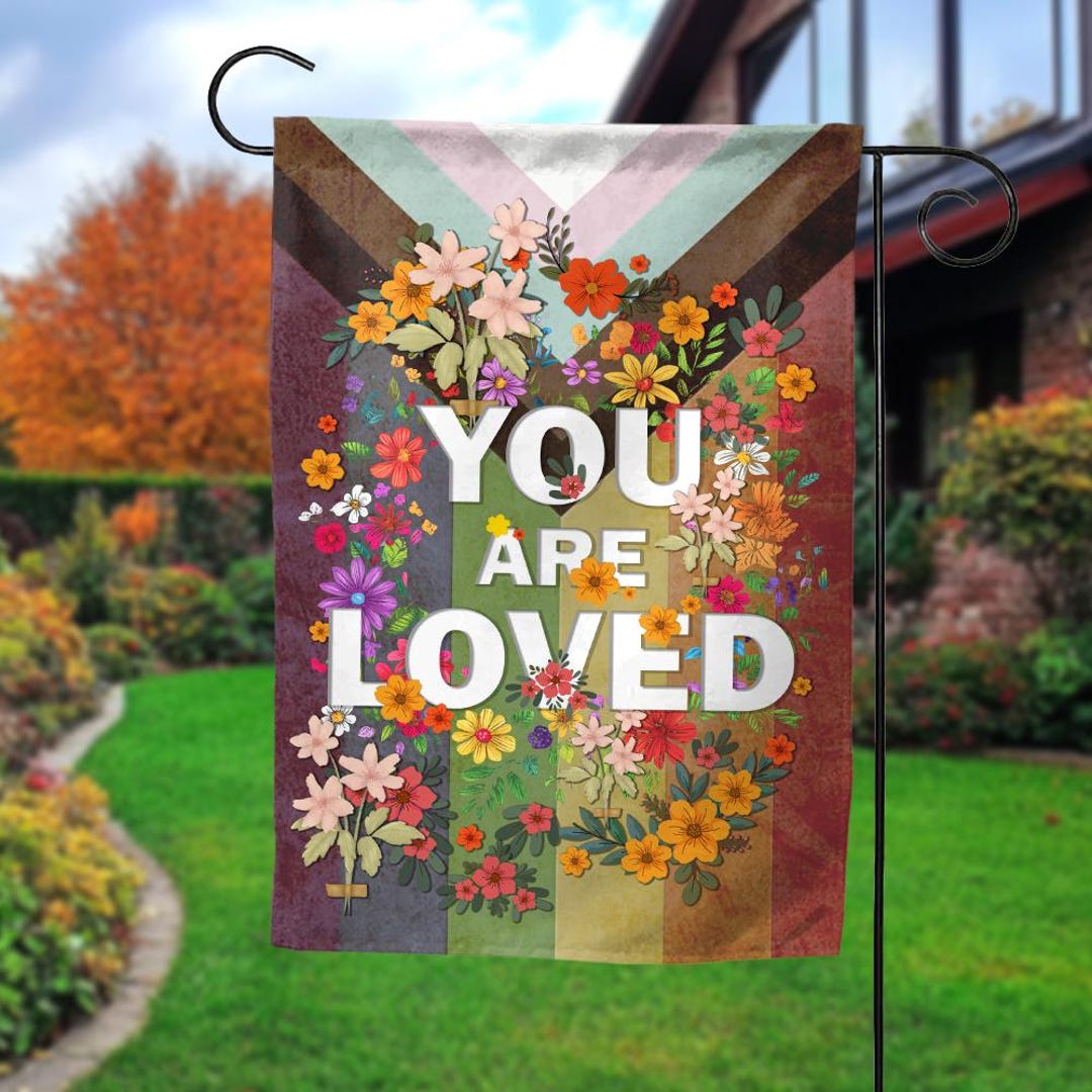 You Are Loved Pride Flag, LGBTQ Support Rainbow Flag, LQBT Pride Flag ...