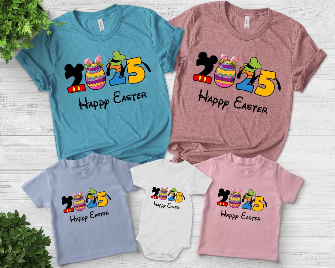 2025 Disney Easter Shirts,happy Easter Shirts, Easter Shirts,disneyland ...