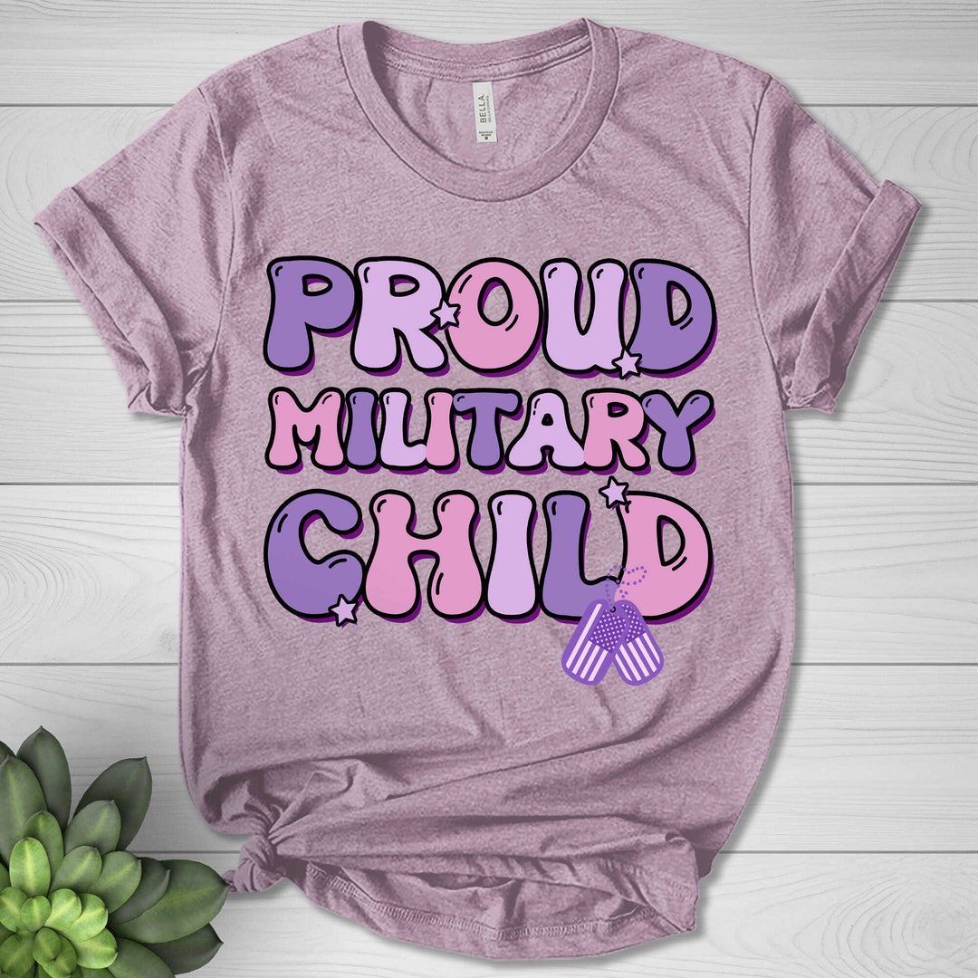 Month of the Military Child Bloom Where You Are Planted Shirt With ...